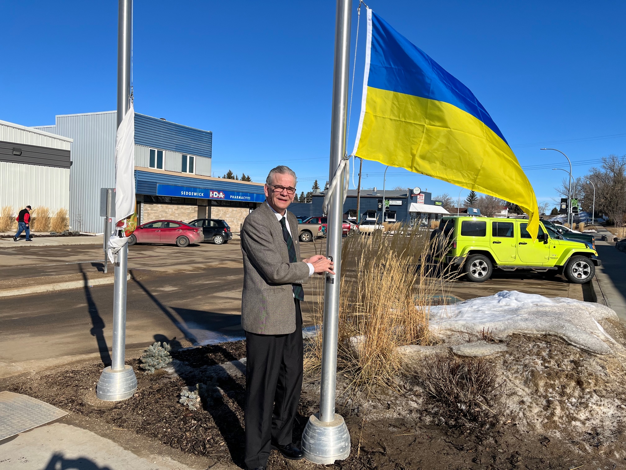 Council Approves Raising Ukraine Flag - The Town of Sedgewick, Alberta