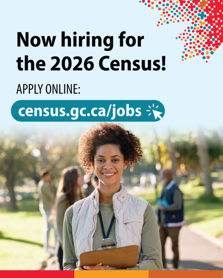 Statistics Canada is Hiring - The Town of Sedgewick, Alberta